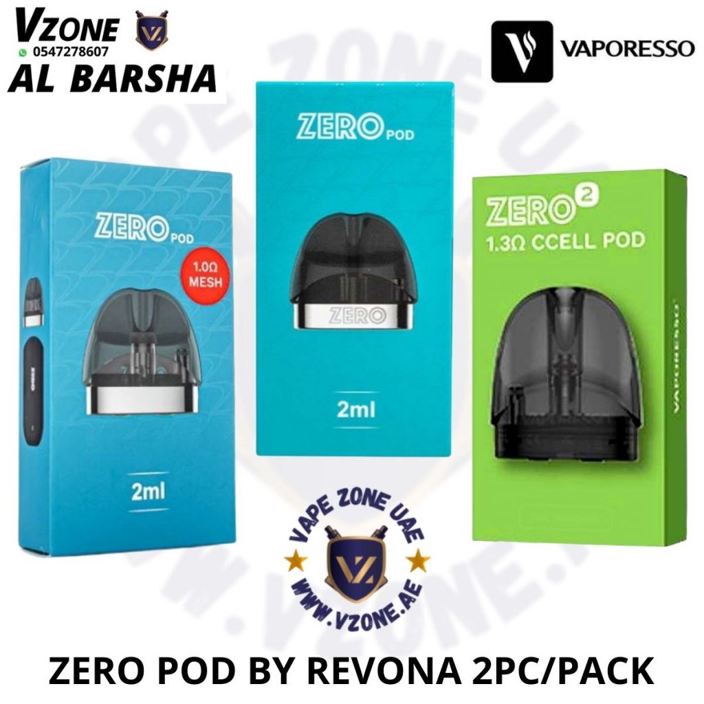 ZERO REPLACEMENT POD BY REVONA 2PC/PACK - Vape Zone UAE