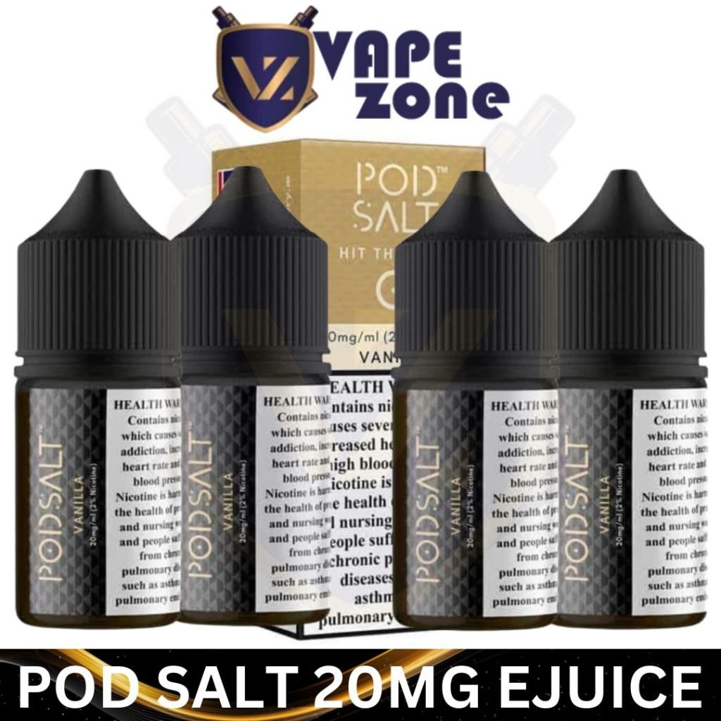 POD SALT 20MG NICOTINE ALL FLAVORS - Vape Zone UAE