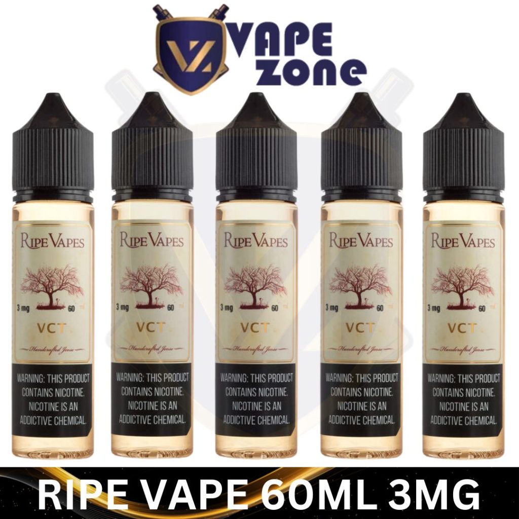 RIPE VAPE 60ML E-LIQUID 3MG ALL FLAVORS - Vape Zone UAE
