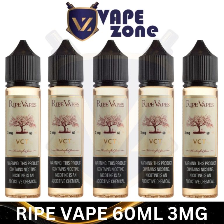 RIPE VAPE 60ML E-LIQUID 3MG ALL FLAVORS - Vape Zone UAE