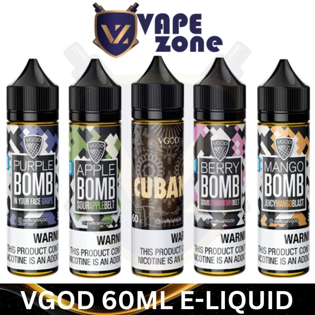 VGOD E-LIQUID 60ML ALL FLAVORS 3MG and 6MG - Vape Zone UAE