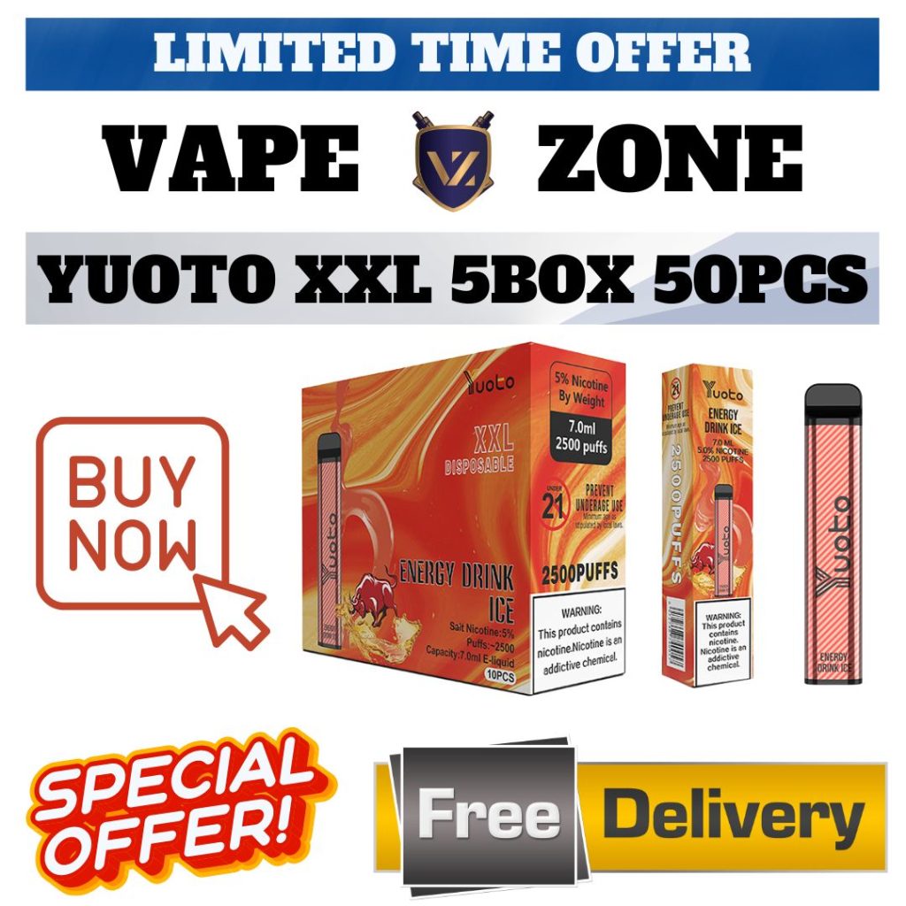 Yuoto Disposable 2500 Puffs Bulk Offer in Dubai - Vape Zone UAE