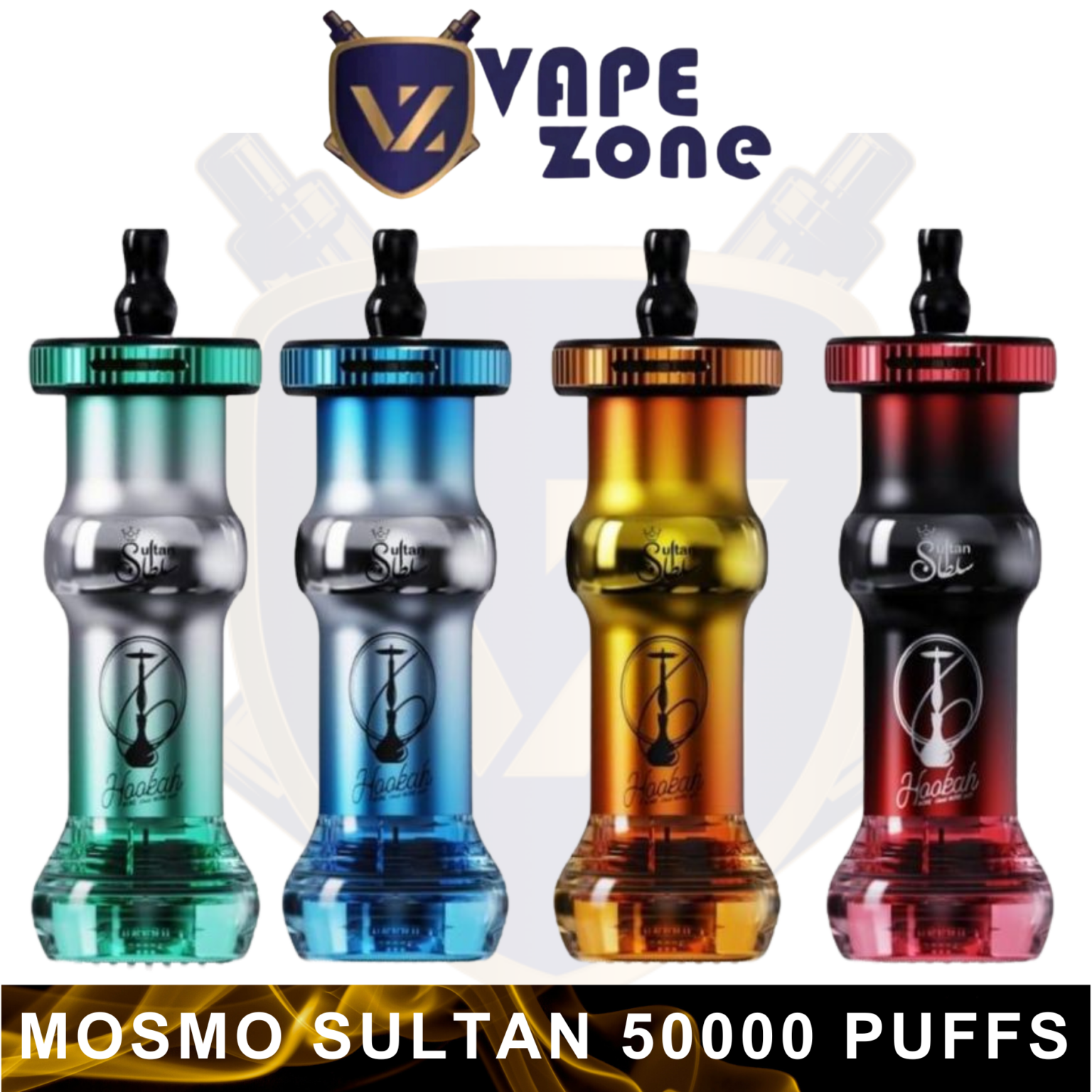Mosmo Sultan 50000 Puffs DTL 0.3 Nicotine Hookah Disposable - Vape Zone UAE