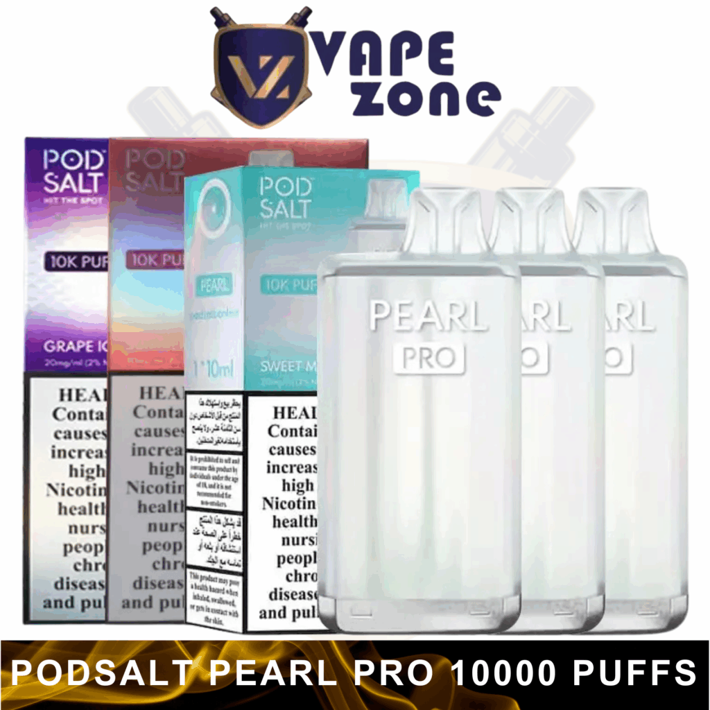 Pod Salt Pearl Pro 10000 Puffs Disposable Vape 20MG - Vape Zone UAE